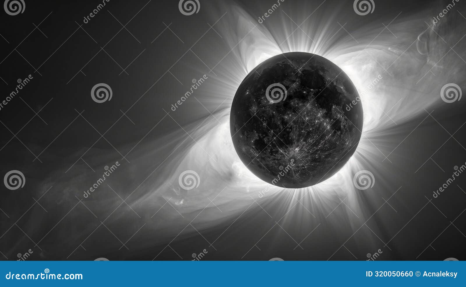 A Total Eclipse of the Sun, Solar Eclipse, Solar System Planets Stock ...