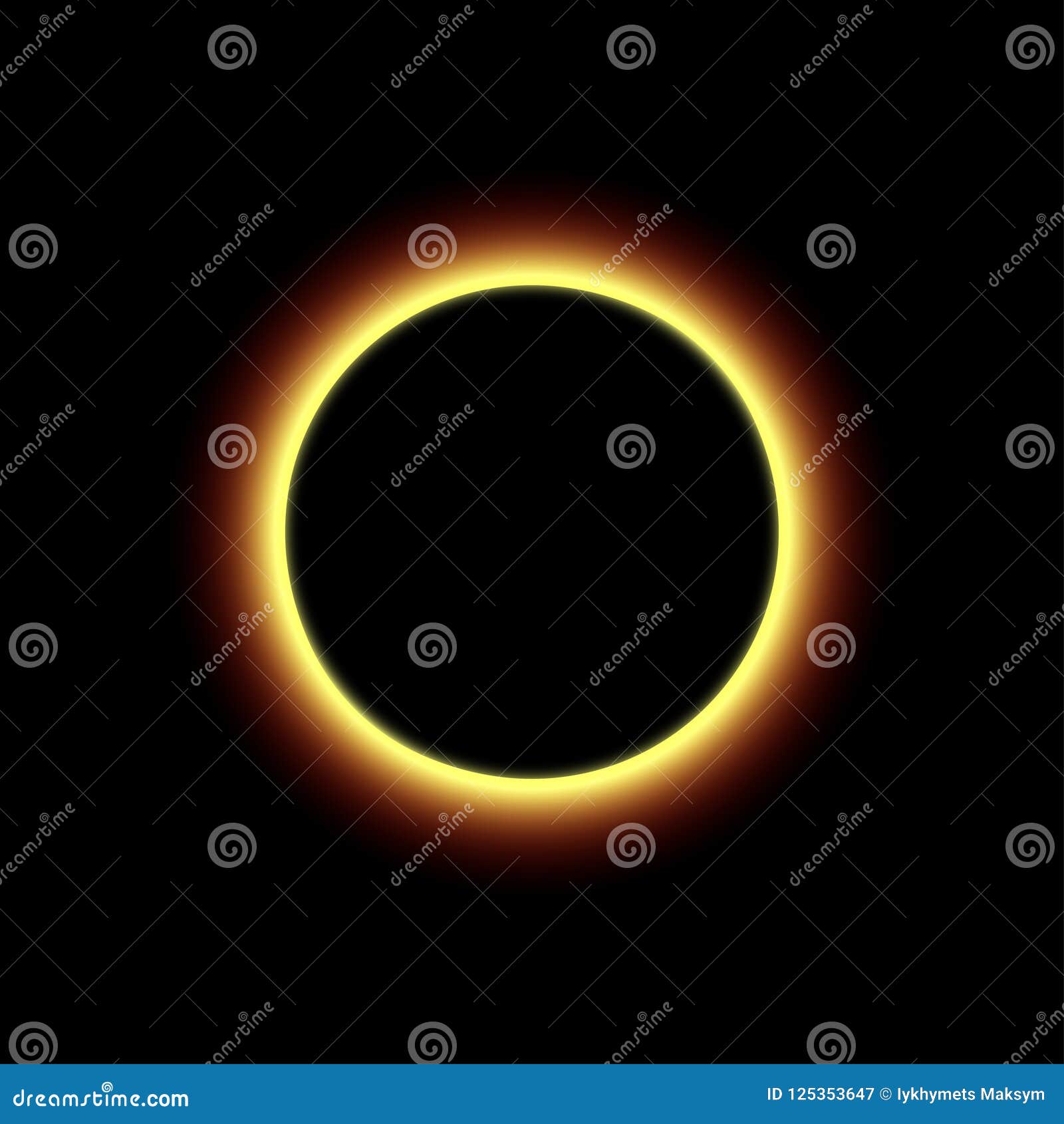 Total Eclipse of the Sun . Vector Stock Illustration - Illustration of ...
