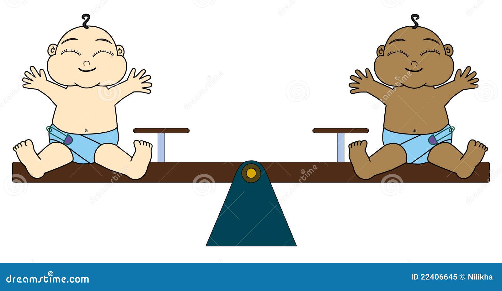 Total equality stock illustration. Illustration of justice - 22406645