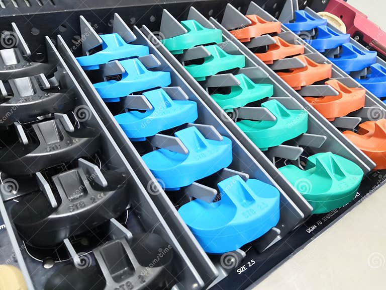 Total Knee Replacement Surgery Instruments Stock Image - Image of ...