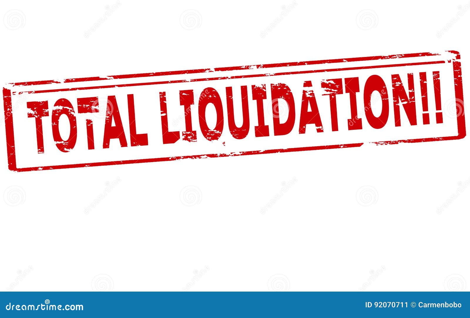 Total liquidation stock illustration. Illustration of clearing - 92070711