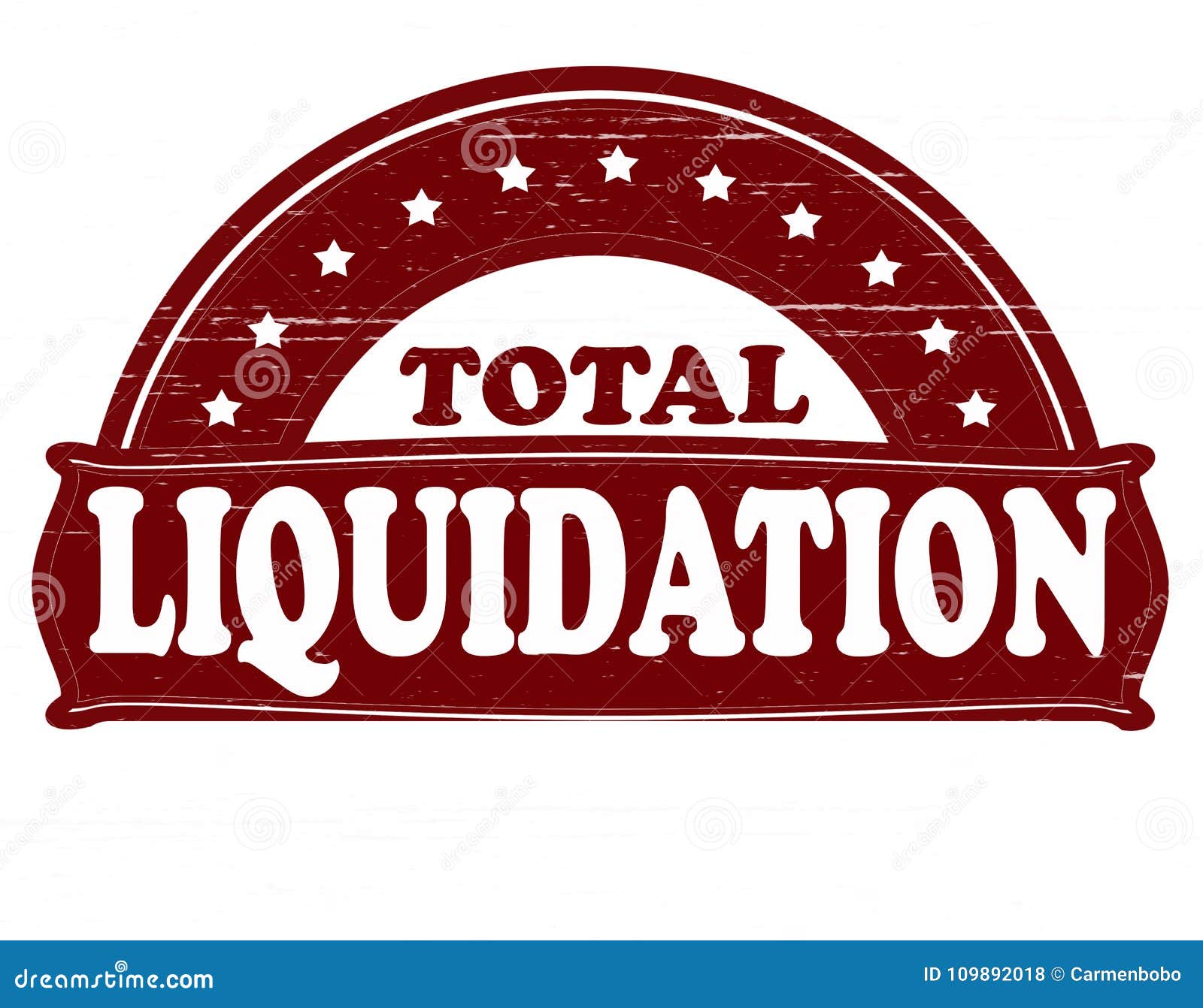 Total liquidation stock illustration. Illustration of stars - 109892018