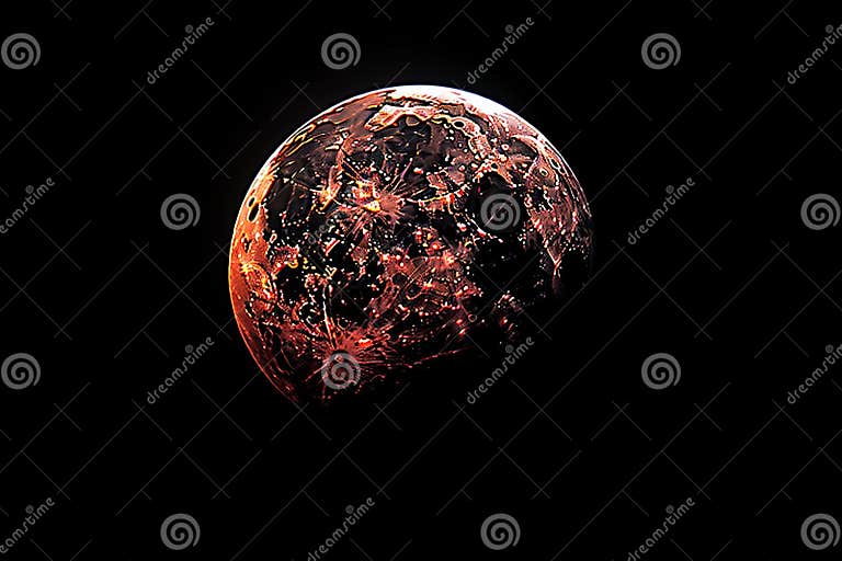 Total Lunar Eclipse the Moon in the Shadow of the Earth, Spectacular ... Total Lunar Eclipse the Moon in the Shadow of the Earth, Spectacular ...