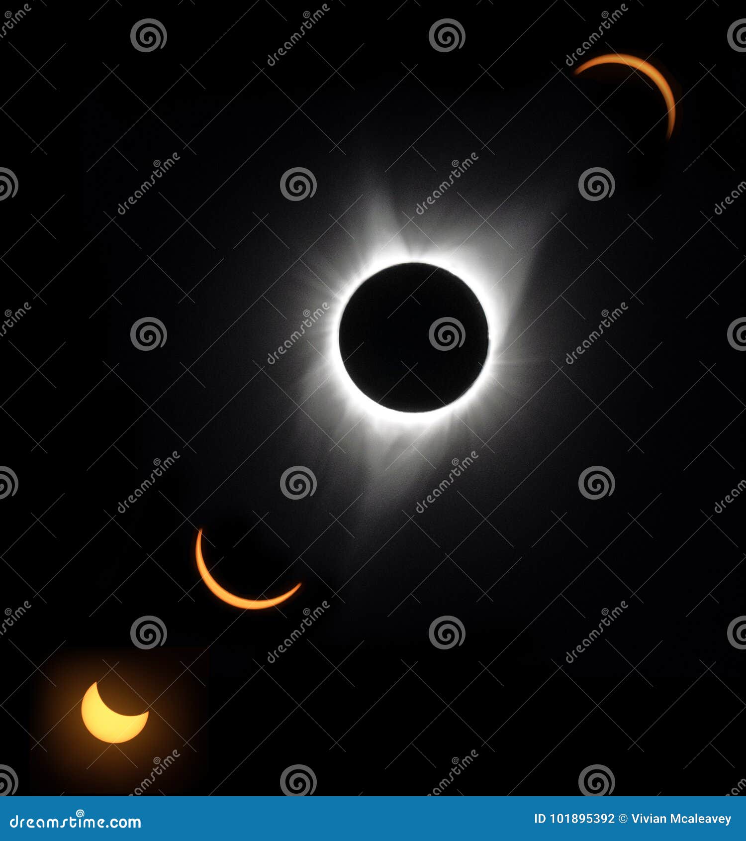 Total and Partial Solar Eclipse Stock Photo - Image of august, eclipse ...