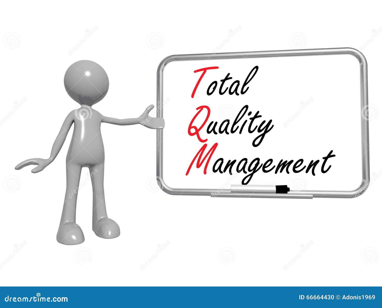 Total quality management stock illustration. Illustration of standing ...