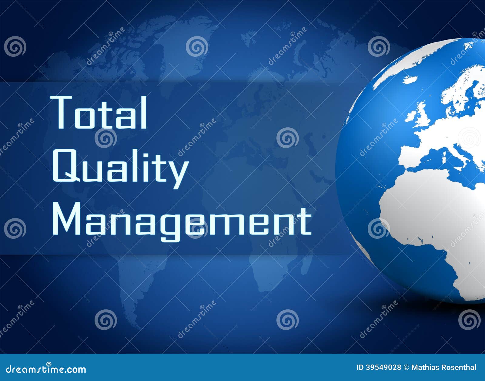 Total Quality Management stock illustration. Illustration of quality ...