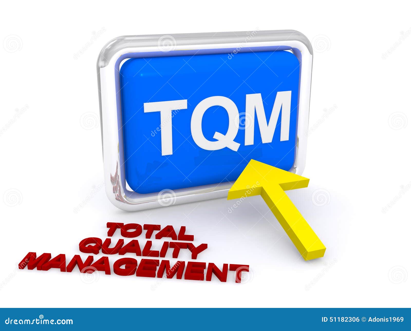 Total quality management stock illustration. Illustration of quality ...