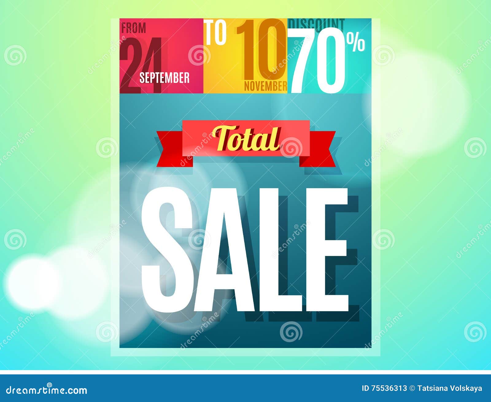Total sale banner design. stock illustration. Illustration of ...