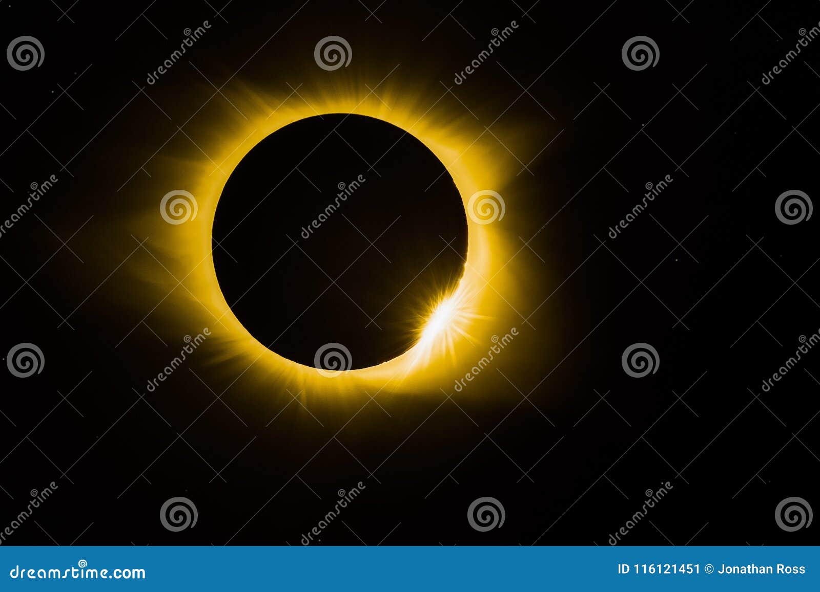 Total Solar Eclipse Phases, Composite Solar Eclipse Stock Photo ...