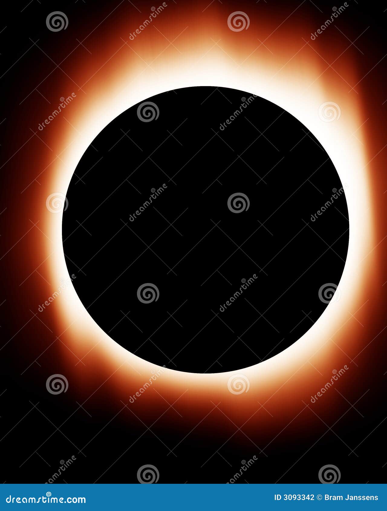Total Solar Eclipse Phases. Composite Solar Eclipse. Royalty-Free Stock ...