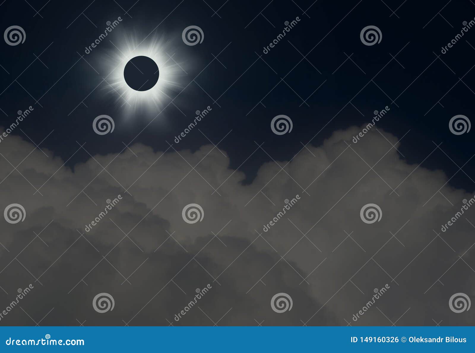 Total solar eclipse stock photo. Image of planet, astronomy - 149160326