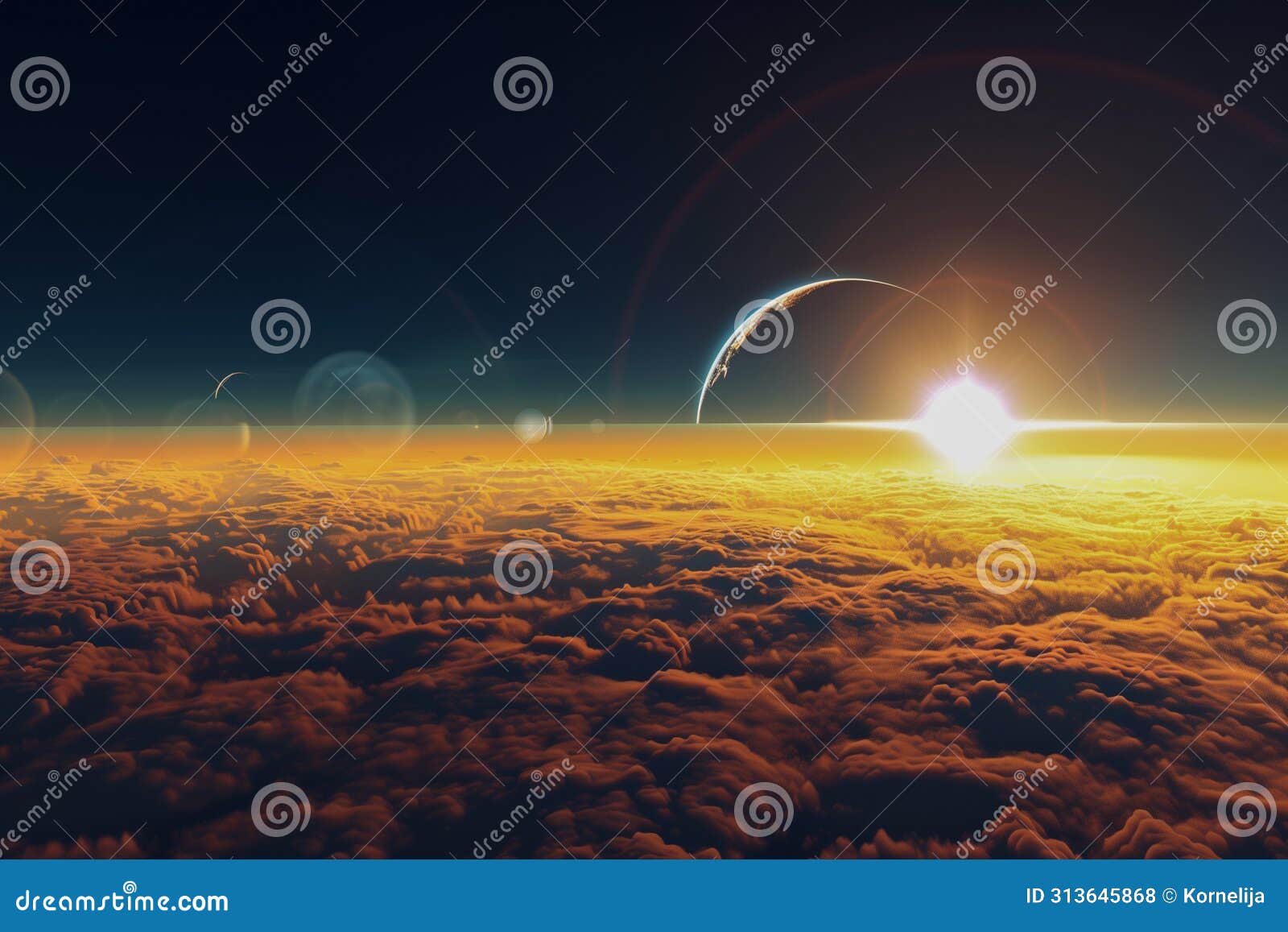 Total Solar Eclipse, Astronomical Phenomenon when Moon Passes between ...