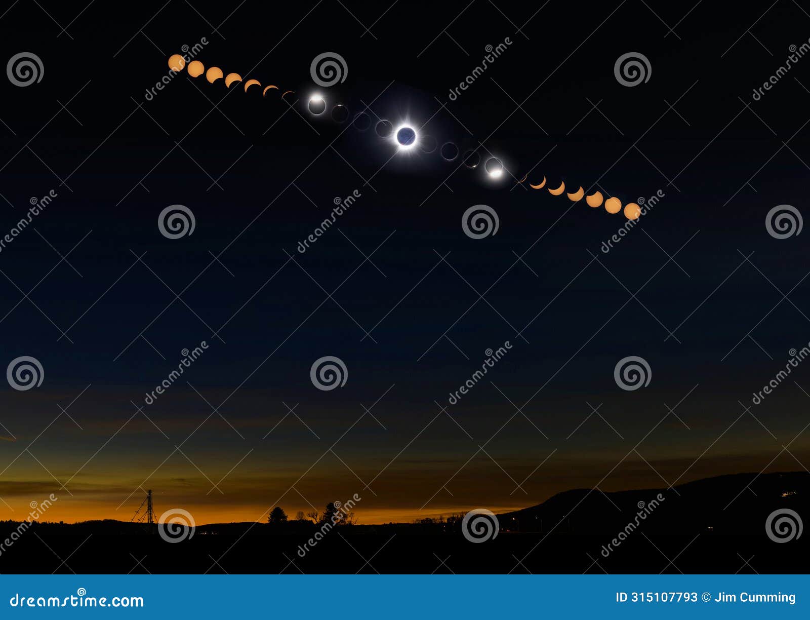 A Total Solar Eclipse Composite April 8, 2024 - Waterville, Quebec ...