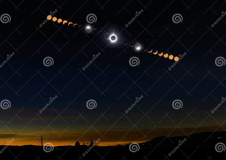 A Total Solar Eclipse Composite April 8, 2024 - Waterville, Quebec ...