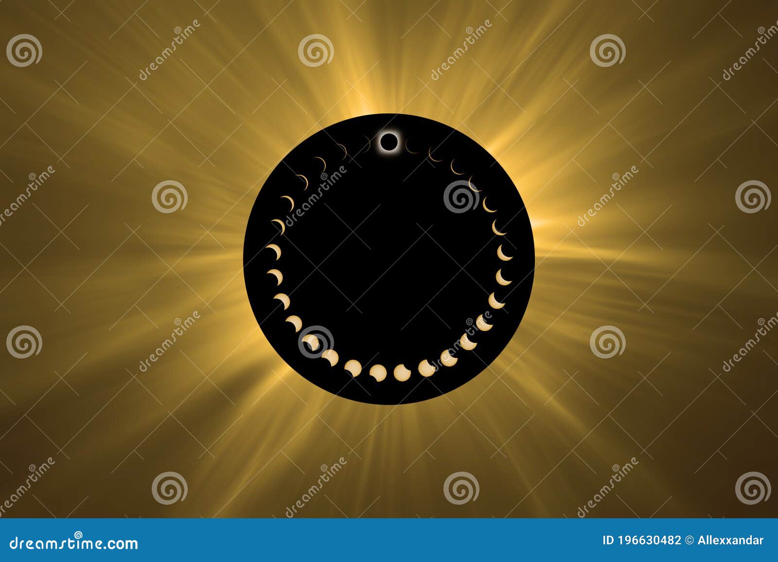 Total Solar Eclipse stock photo. Image of nature, energy - 196630482