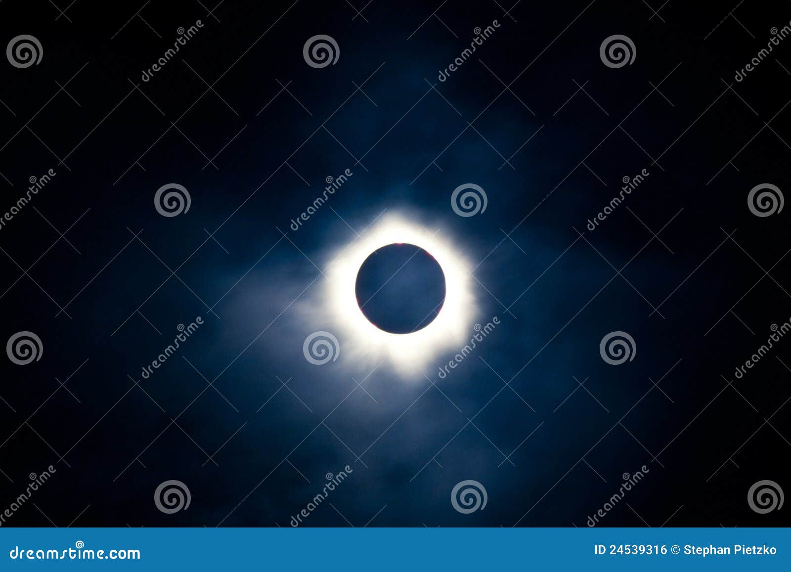 Total Solar Eclipse Phases, Composite Solar Eclipse Stock Image ...