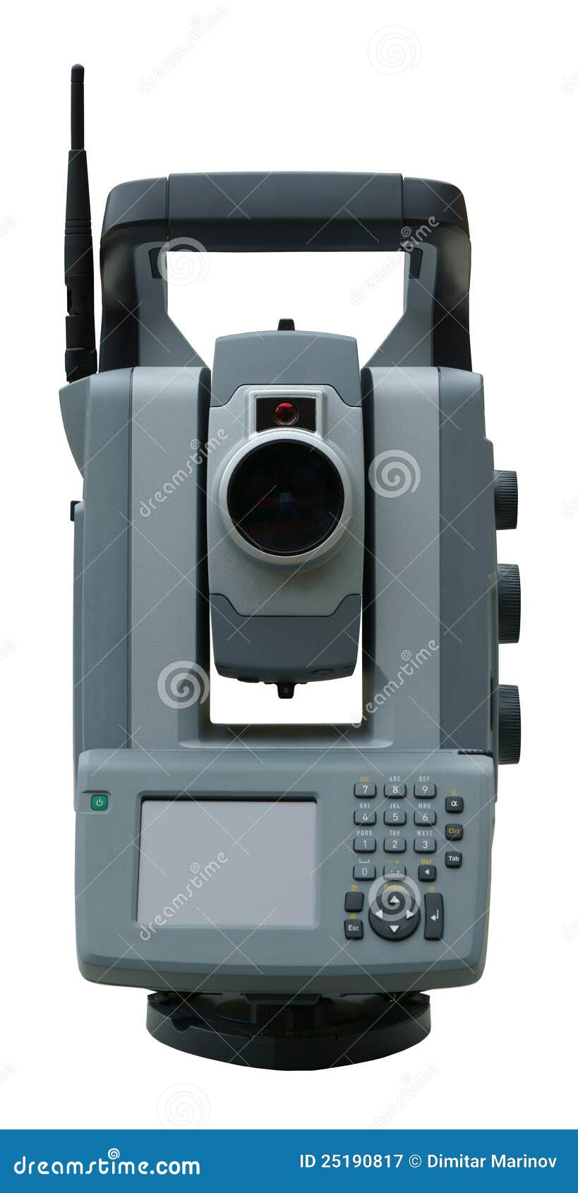 Total station stock image. Image of view, finder, vertical - 25190817