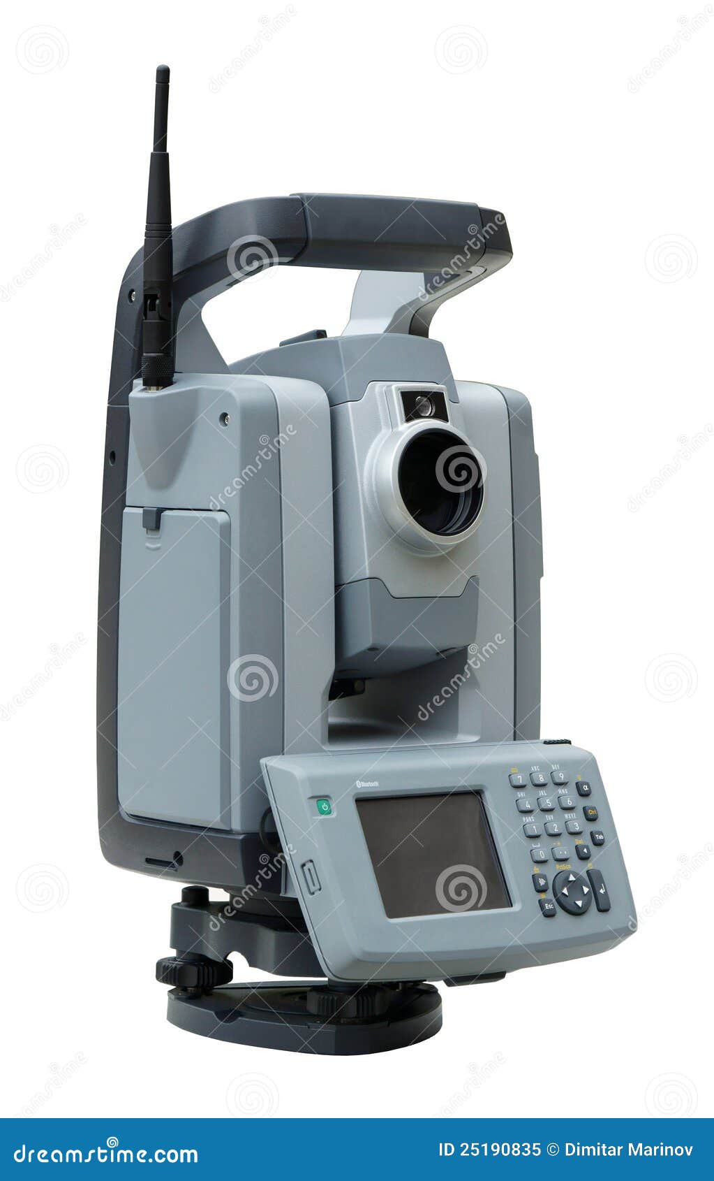 Total station stock image. Image of precise, exact, measurements - 25190835