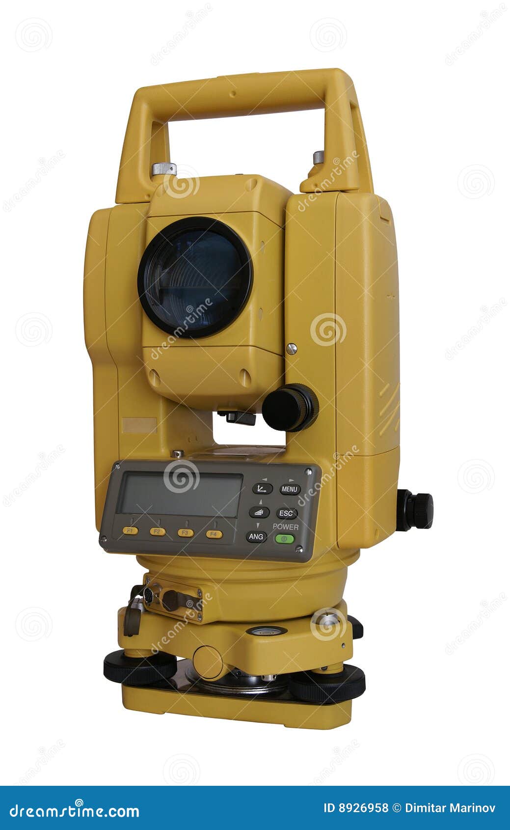 Total Station Surveying And Measuring Engineering Equipment Royalty ...