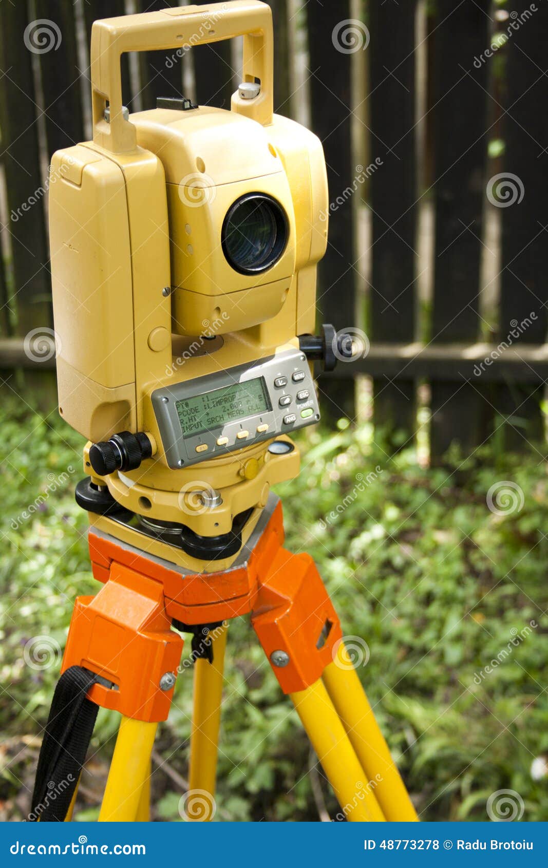 Total station stock photo. Image of measurements, tool - 48773278
