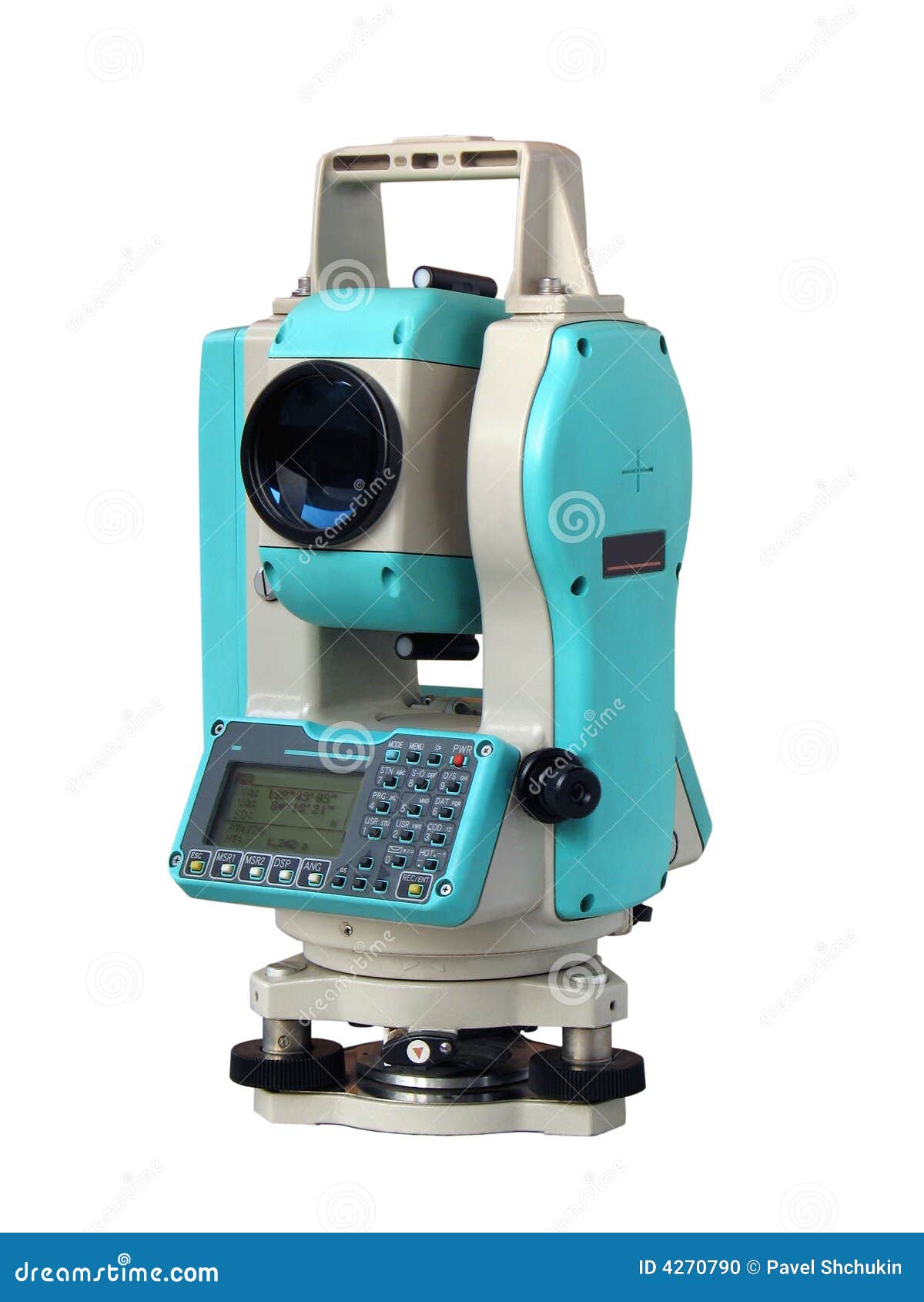 Total station nik2 stock photo. Image of perfomace, leveling - 4270790