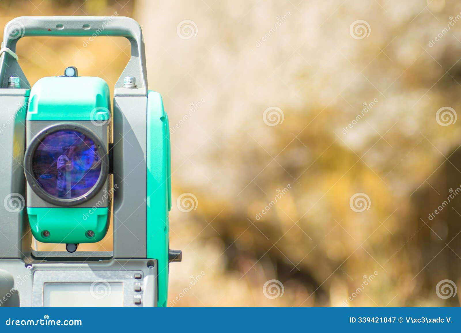 Partial View of a Total Station, Survey Instrument Geodetic Device ...