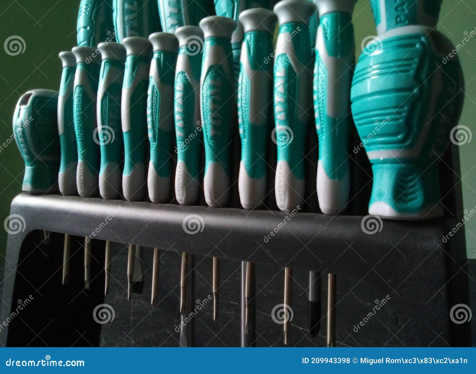 Total the tools on board. stock photo. Image of total - 209943398