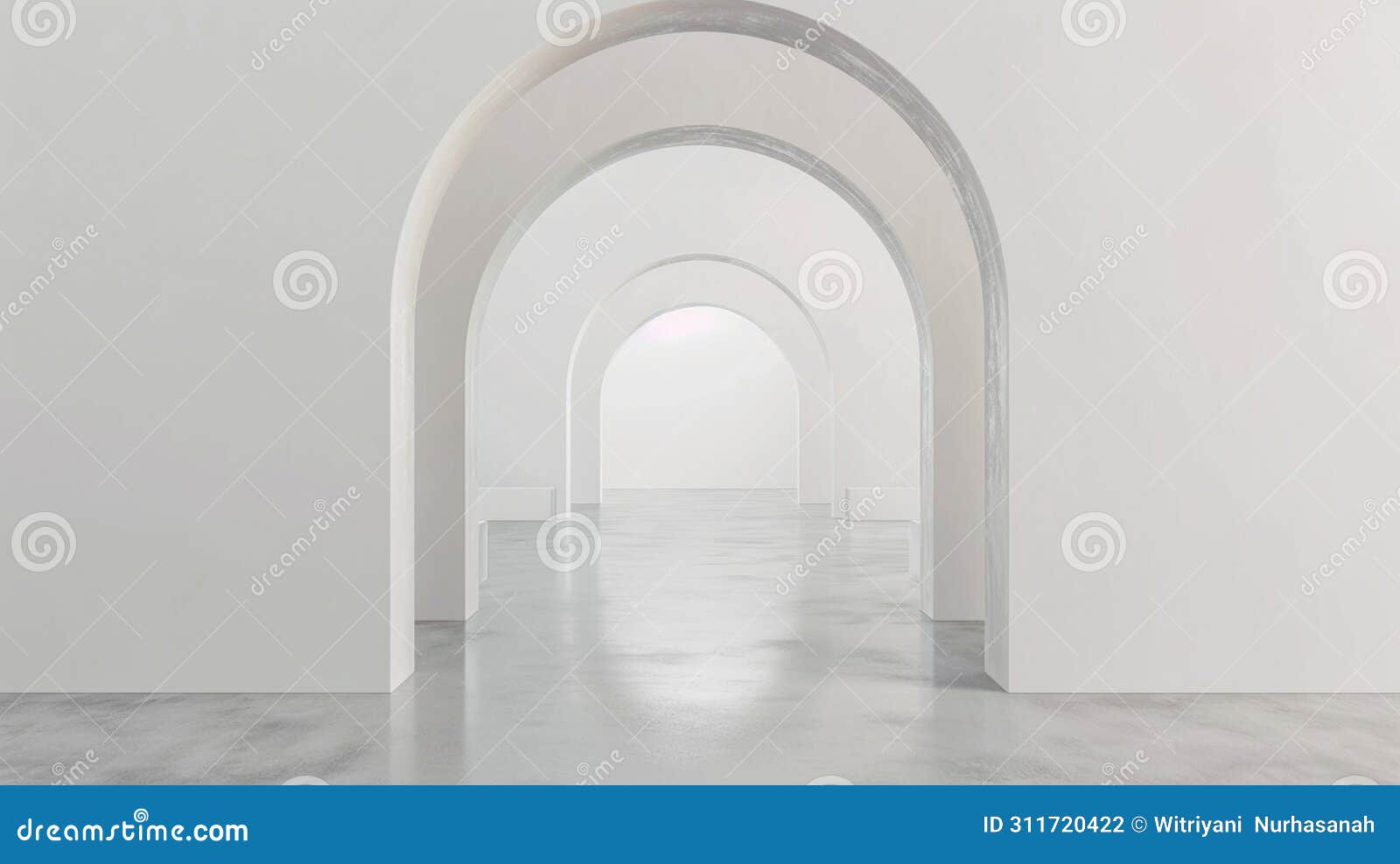 Total White Project Draft, Classic Metaphysics Surreal Interior Design ...