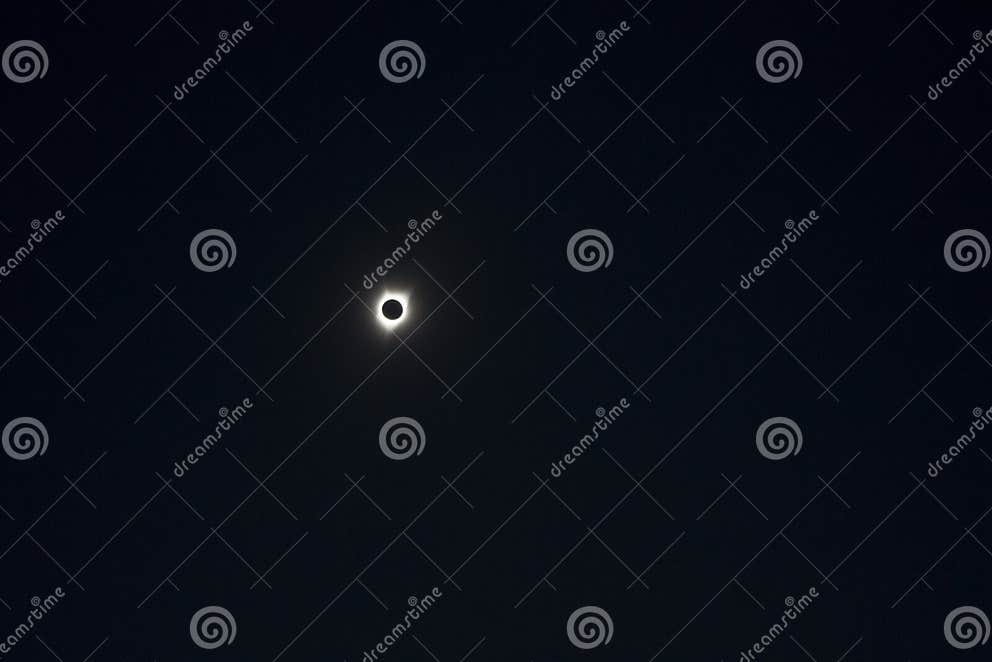 Totality during the Solar Eclipse Stock Image - Image of eclipse ...