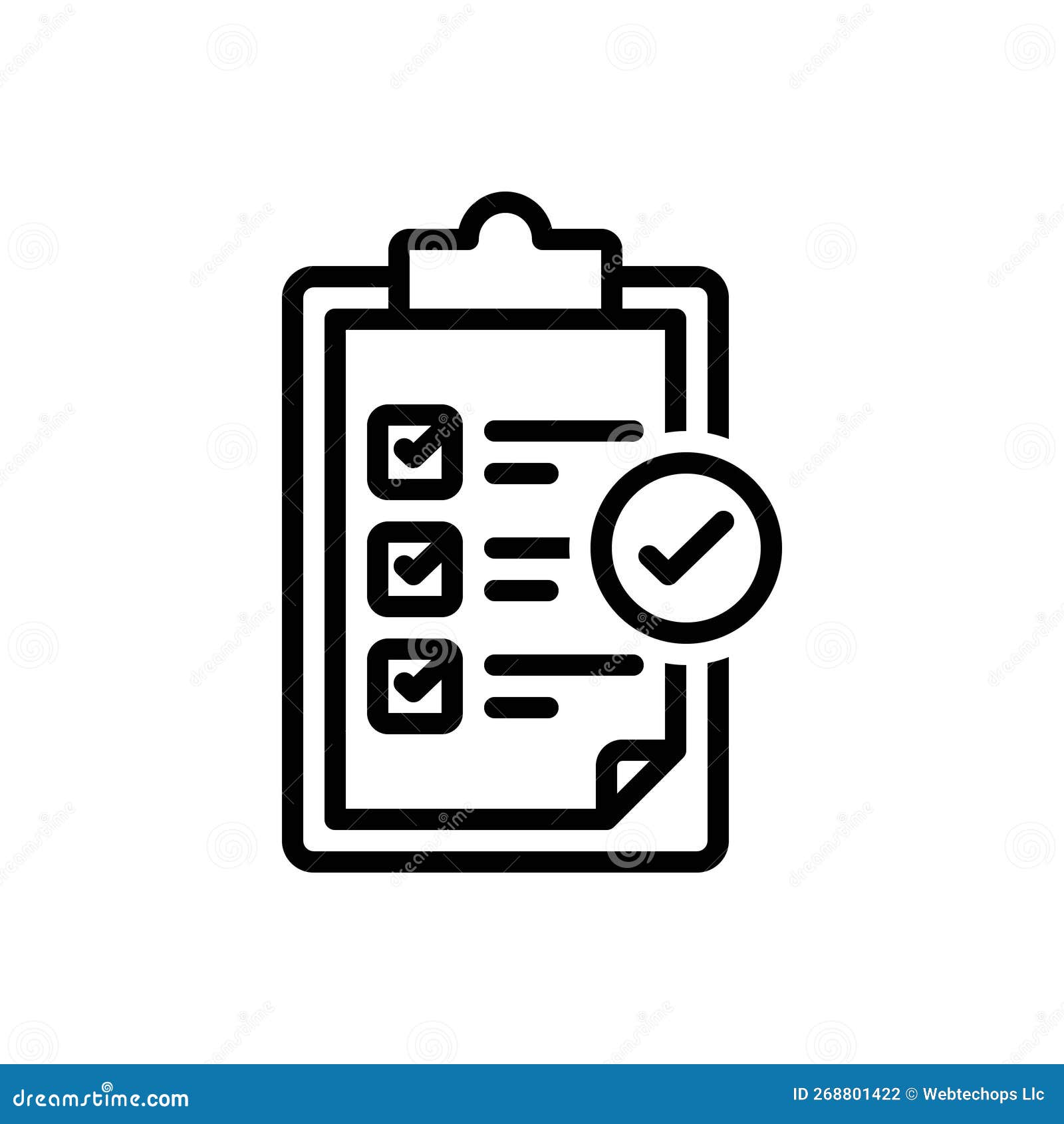 Black Line Icon for Totally, Completely and Perfectly Stock Vector ...