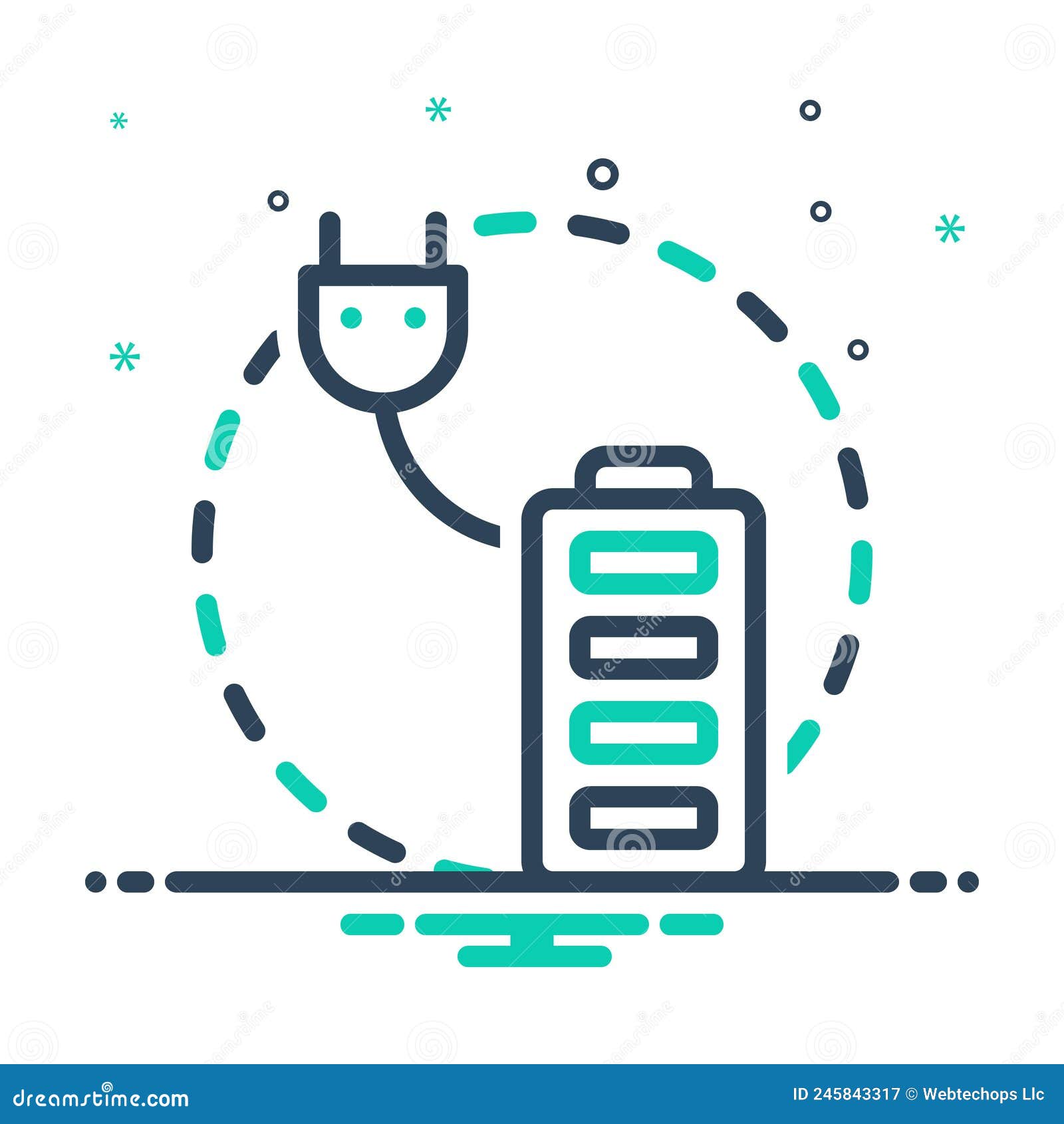 Mix Icon for Totally, Completely and Absolutely Stock Illustration ...