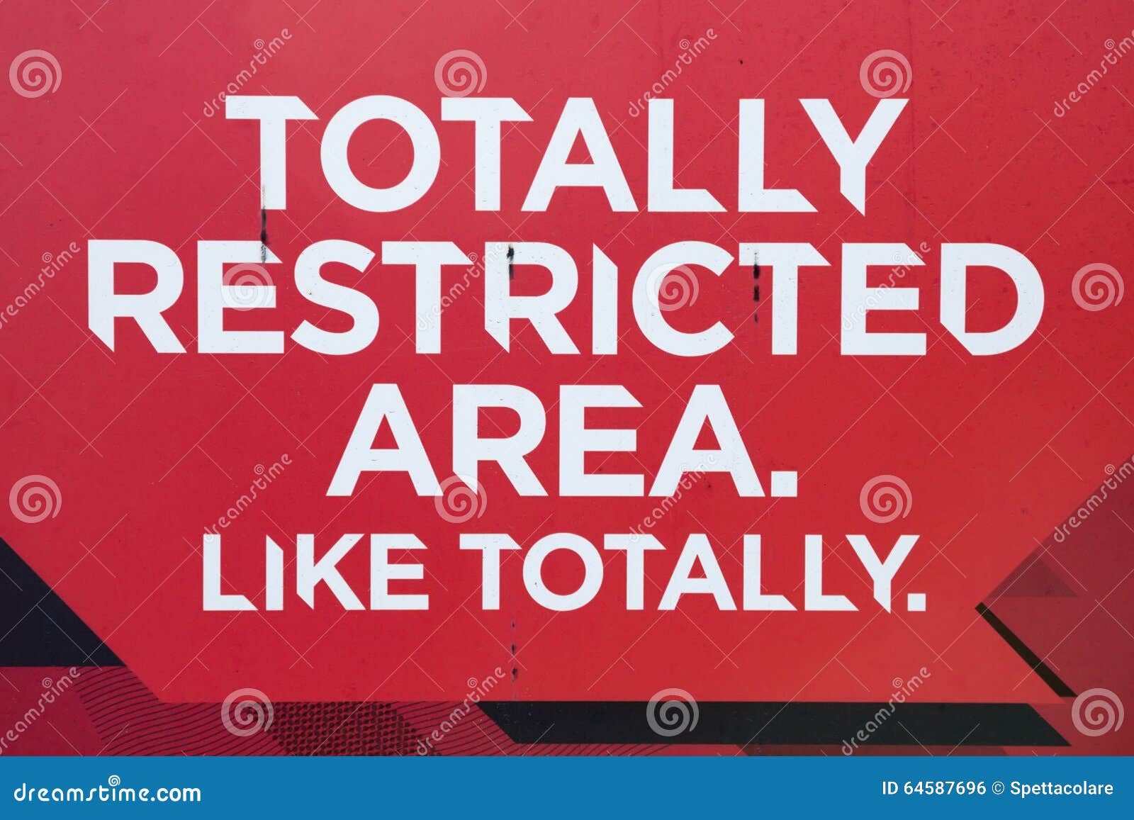 Totally restricted area stock photo. Image of prosecuted - 64587696