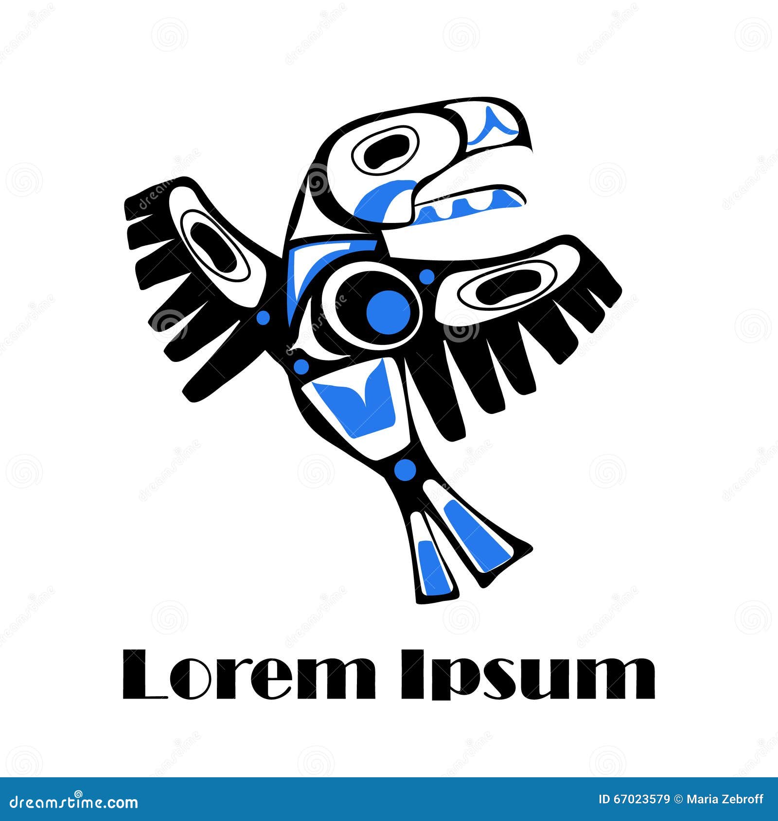 Aboriginal Hawk Vector Illustration | CartoonDealer.com #5447980