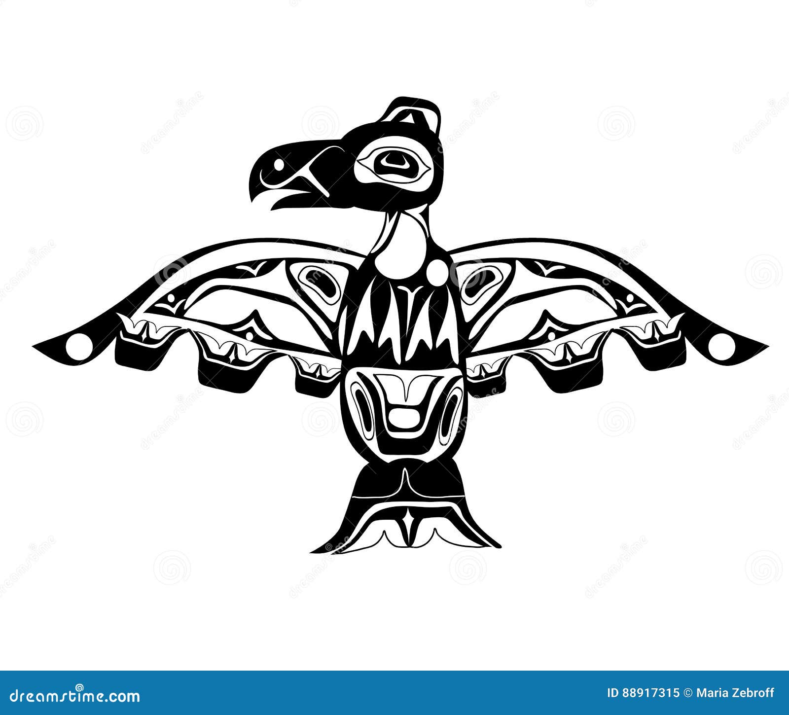Aboriginal Hawk Vector Illustration | CartoonDealer.com #5447980