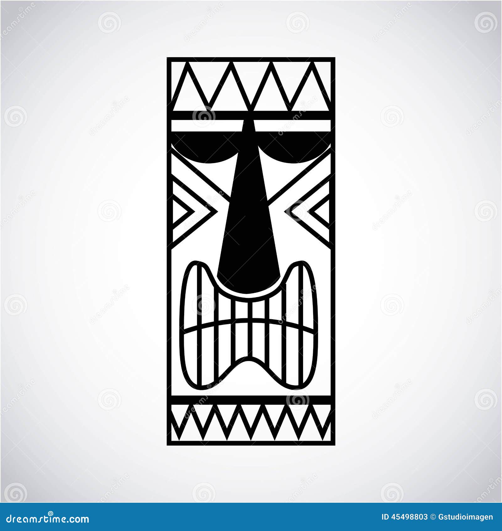 Totem design stock vector. Illustration of infographic - 45498803