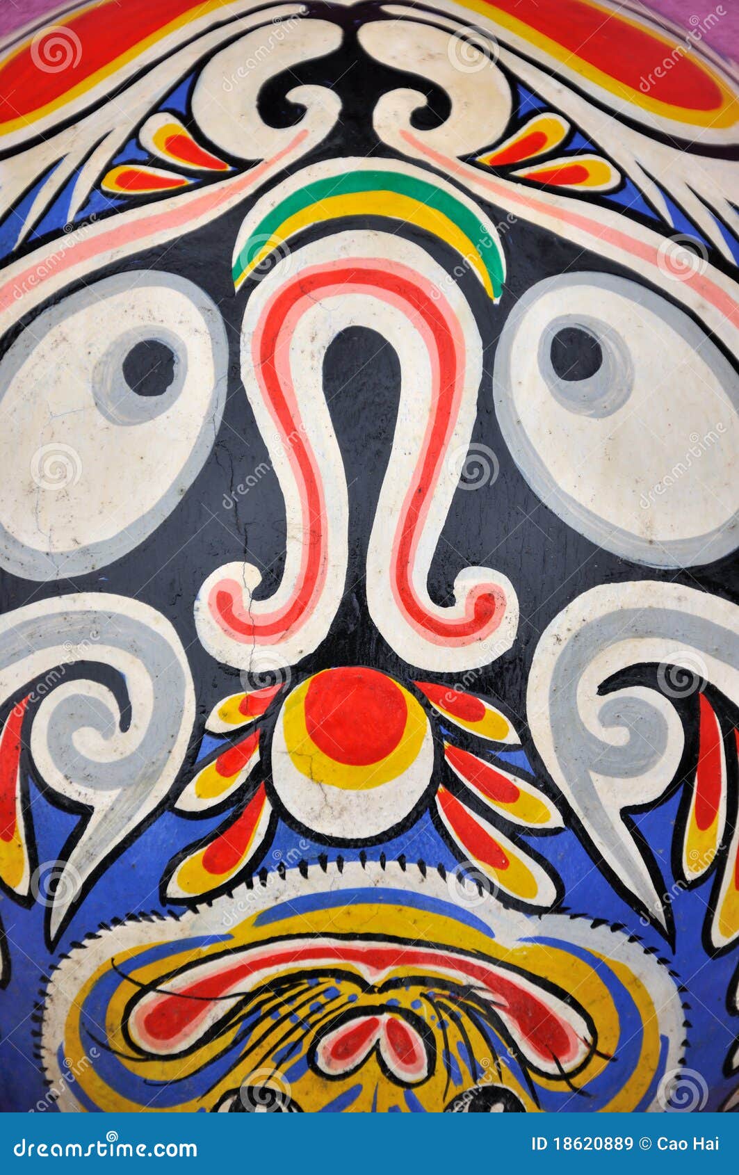 Totem Pattern in Chinese Western Area Stock Image - Image of china ...