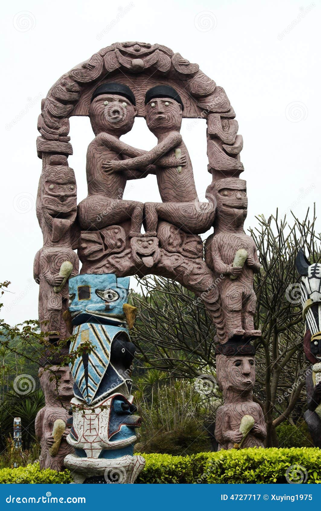 Totem pole stock image. Image of indian, tribe, tourist - 4727717