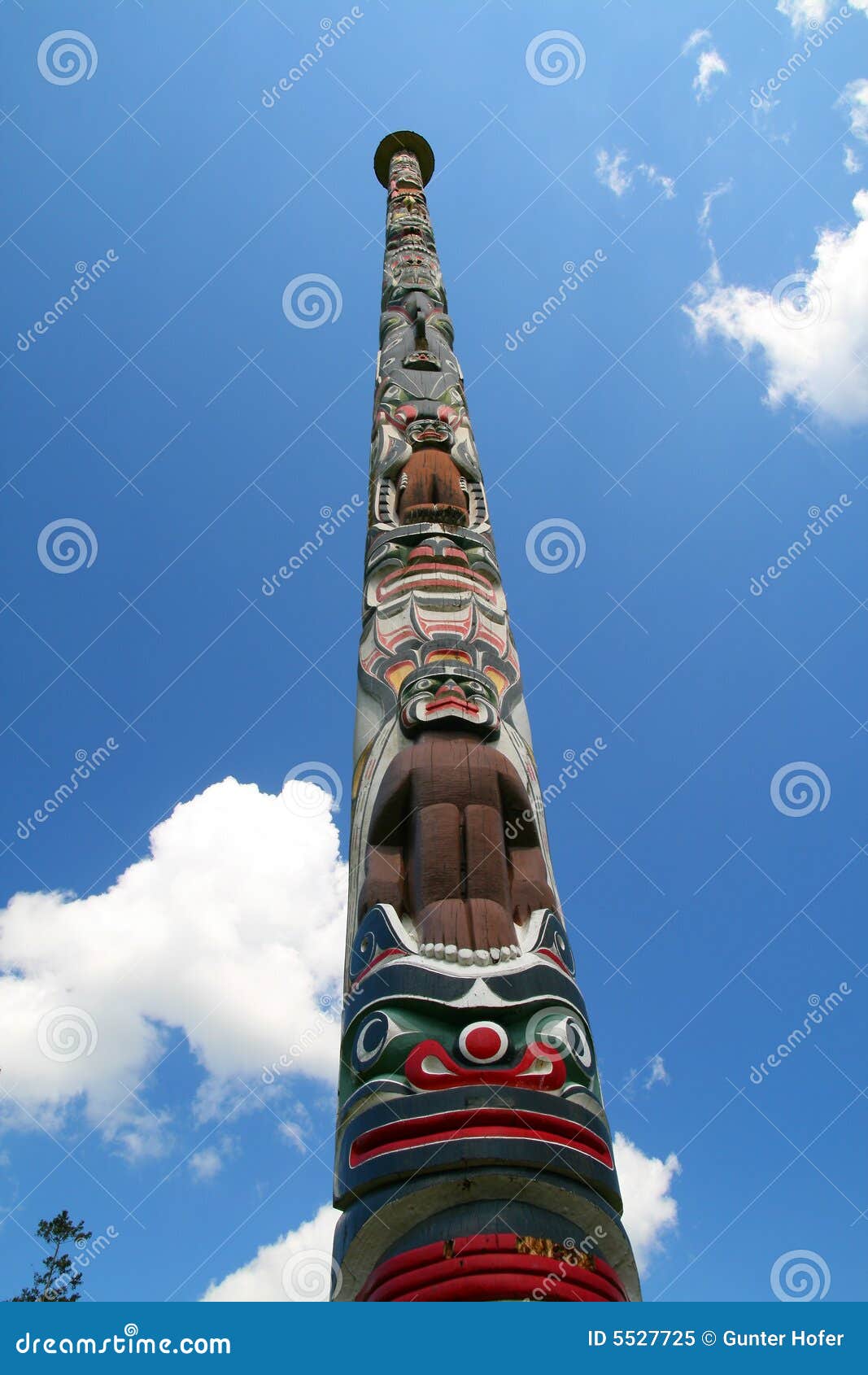 Totem pole stock image. Image of canada, north, history - 5527725