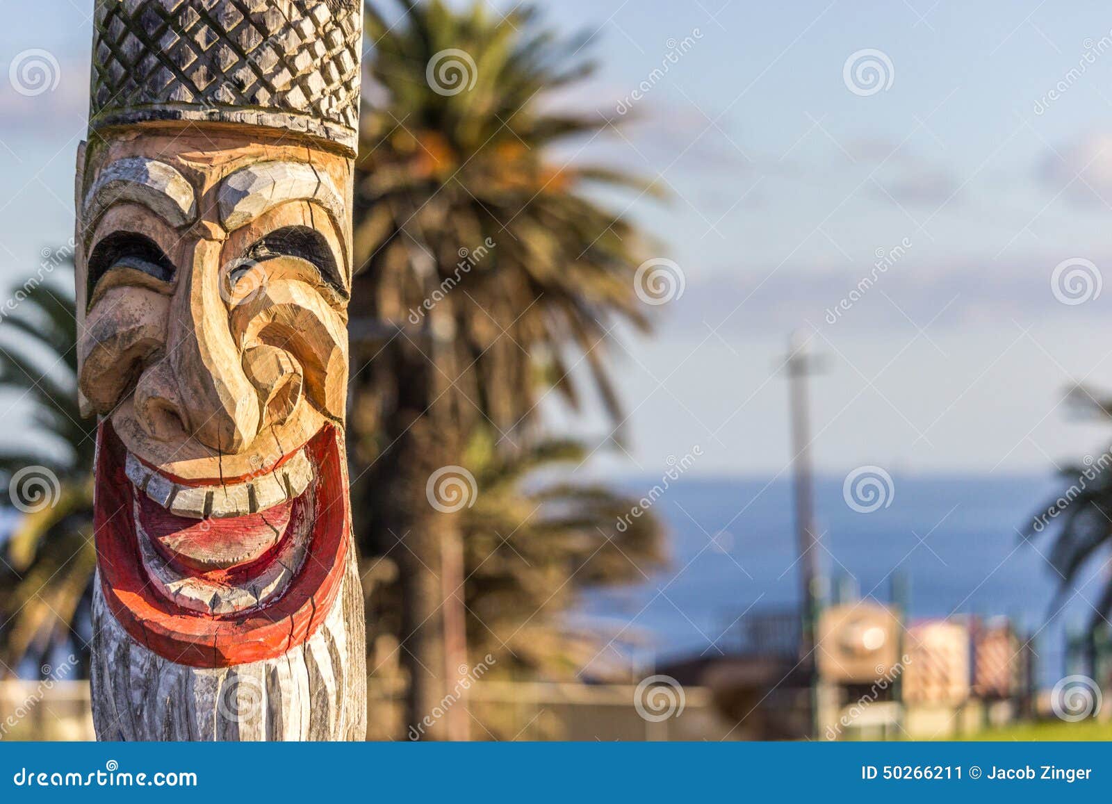 Totem Pole stock image. Image of smiling, tropical, blur - 50266211