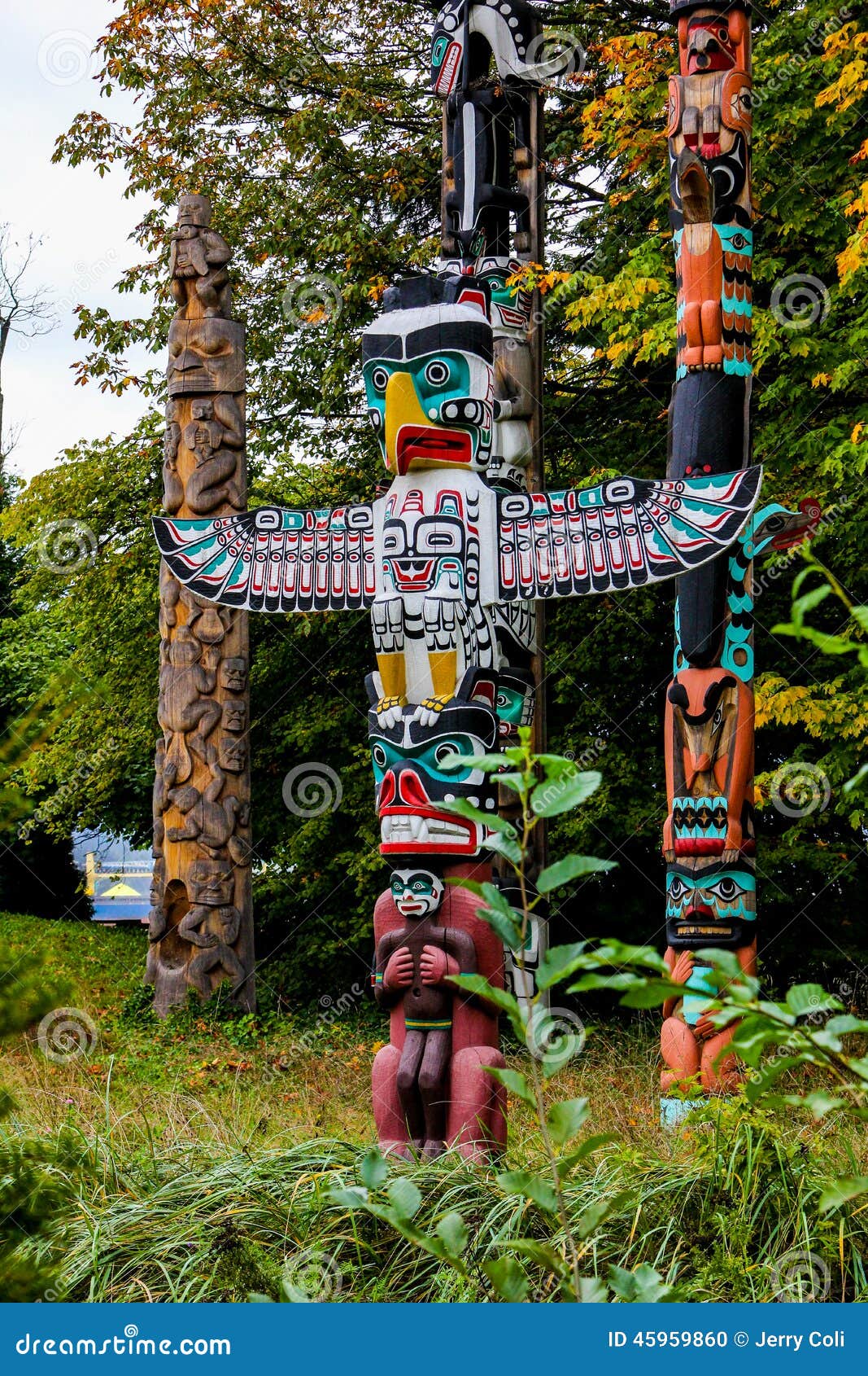 The Totem Poles Editorial Image | CartoonDealer.com #56625646