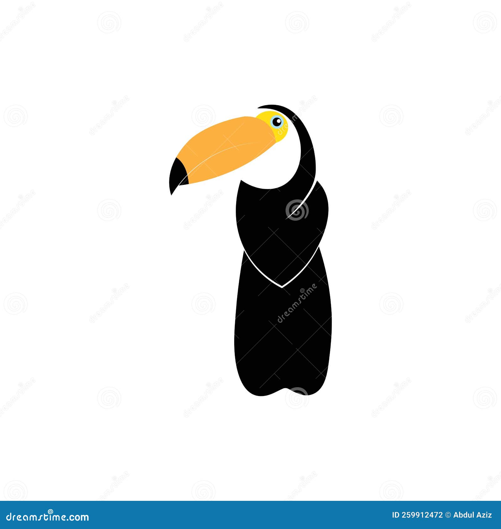 Toucan Icon Logo Free Image Vector Stock Vector - Illustration of head ...