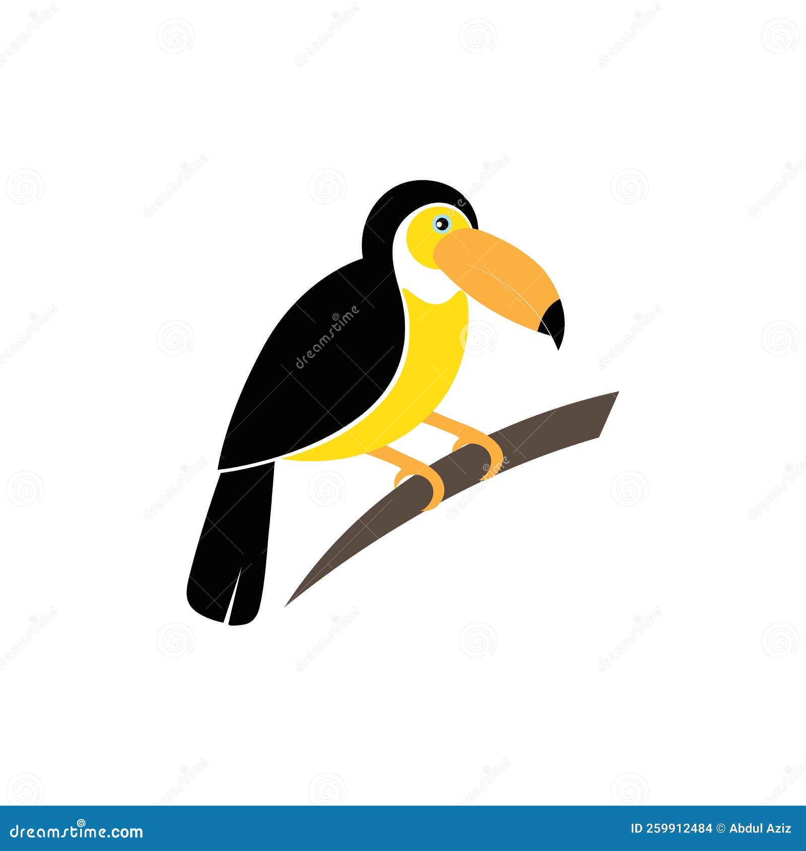 Toucan Icon Logo Free Image Vector Stock Vector - Illustration of ...