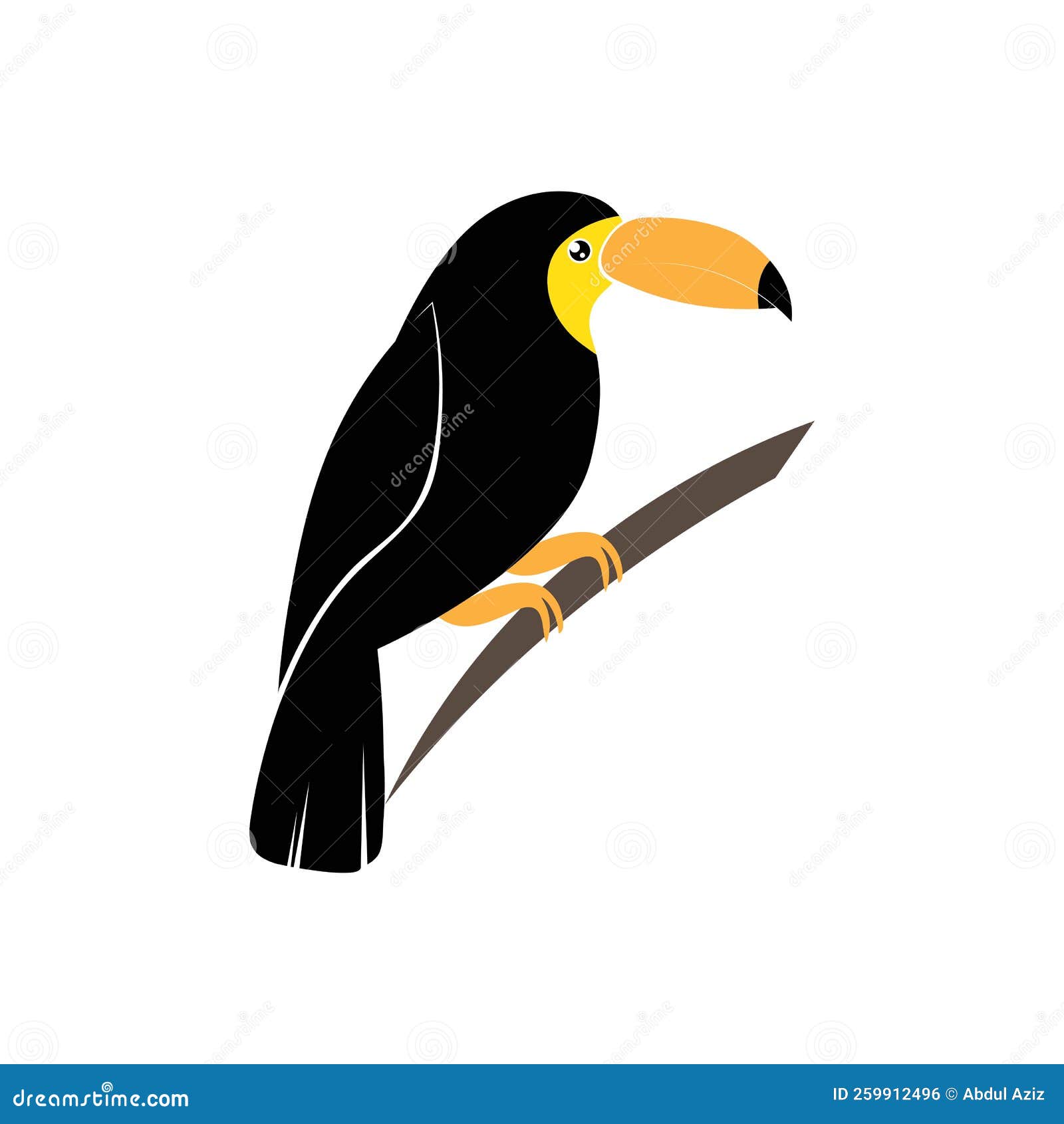 Toucan Icon Logo Free Image Vector Stock Vector - Illustration of head ...