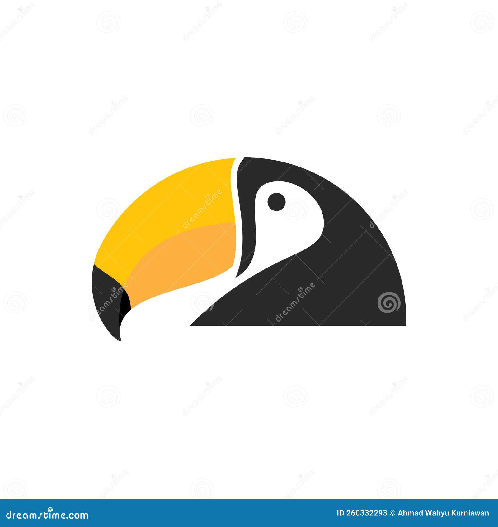 Toucan logo illustration stock vector. Illustration of fauna - 260332293