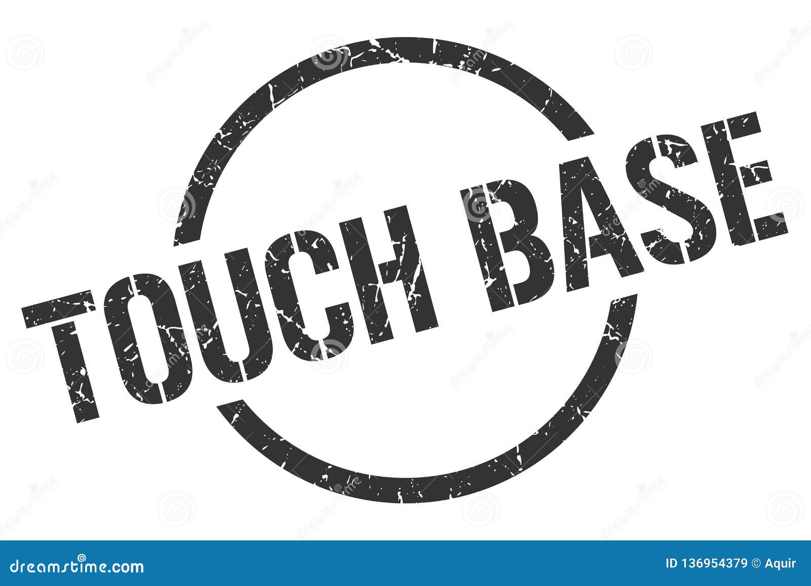 Touch base stamp stock vector. Illustration of button - 136954379