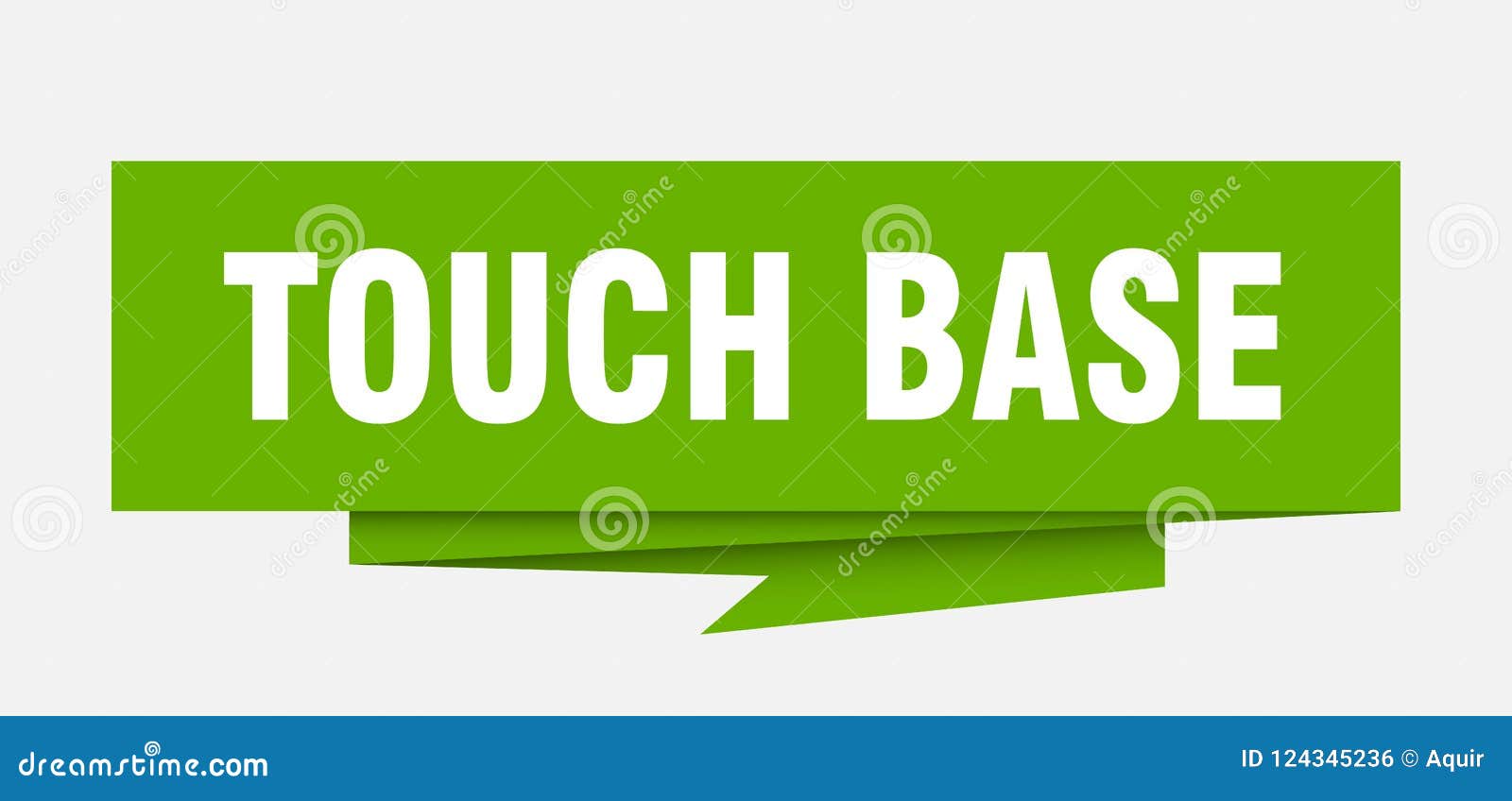 Touch base stock vector. Illustration of base, banner - 124345236