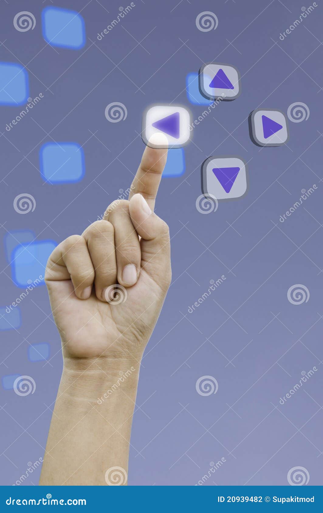 Touch botton stock photo. Image of digital, icon, concept - 20939482
