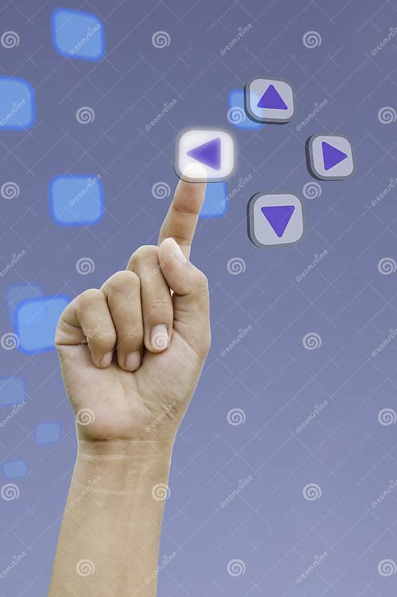 Touch botton stock photo. Image of digital, icon, concept - 20939482