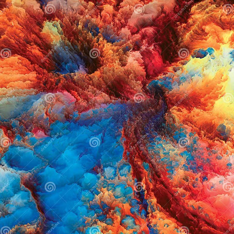 The Touch of Dynamic Textures Stock Photo - Image of flowing ...