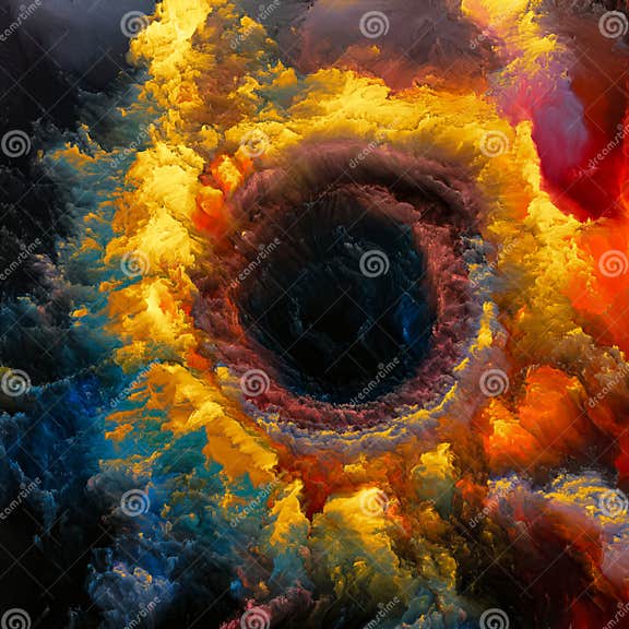 The Touch of Dynamic Textures Stock Illustration - Illustration of ...